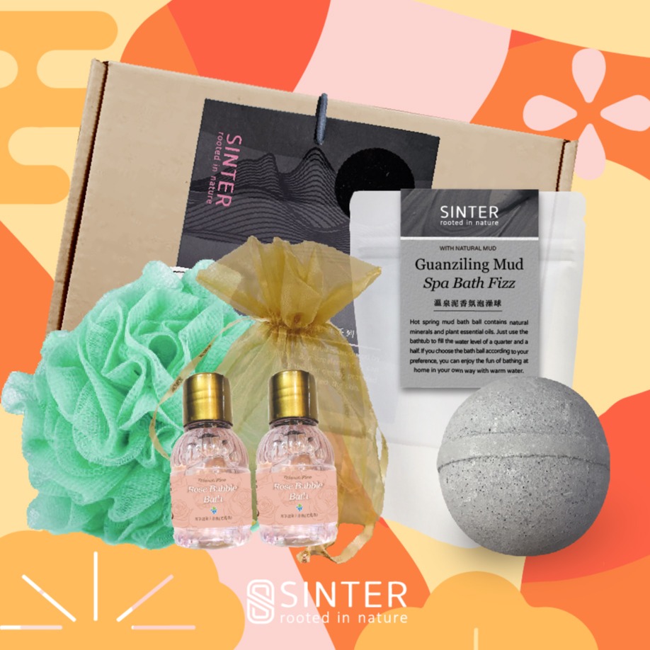 【SINTER 顏璽】女王節居家泡澡4件組 (泡澡球+泡泡浴x2+沐浴球) | LINE 禮物