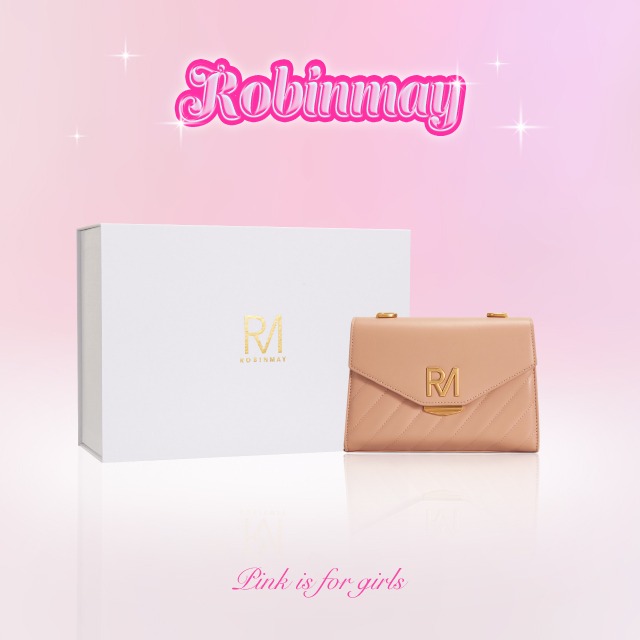 芭比風潮【ROBINMAY】沈睡貝兒斜背包(柔霧粉) LINE禮物獨家贈包裝禮盒 | LINE 禮物