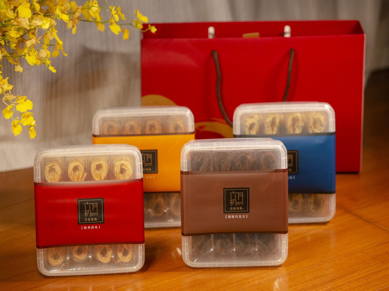 KKgift 六月初一｜8 結蛋捲 經典原味＋咖啡 ( 32 入/盒)｜2 盒 1組(輸入序號即可宅配到府) | LINE 禮物