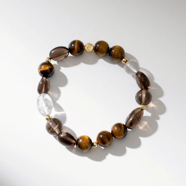 【SPANCONNY】叫我驅魔男神 電影聯名 | 決心之刃 | 黃虎眼石 茶水晶 白水晶 | 中性款水晶手鍊 | LINE 禮物