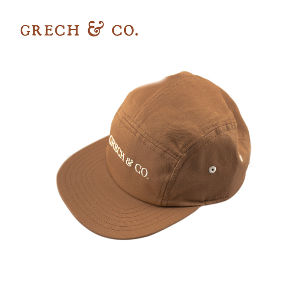Grech&Co. 兒童遮陽帽 亮橙 (100%有機棉/帽圍尺寸可選/9個月-7歲皆可戴/撞色風格) | LINE 禮物