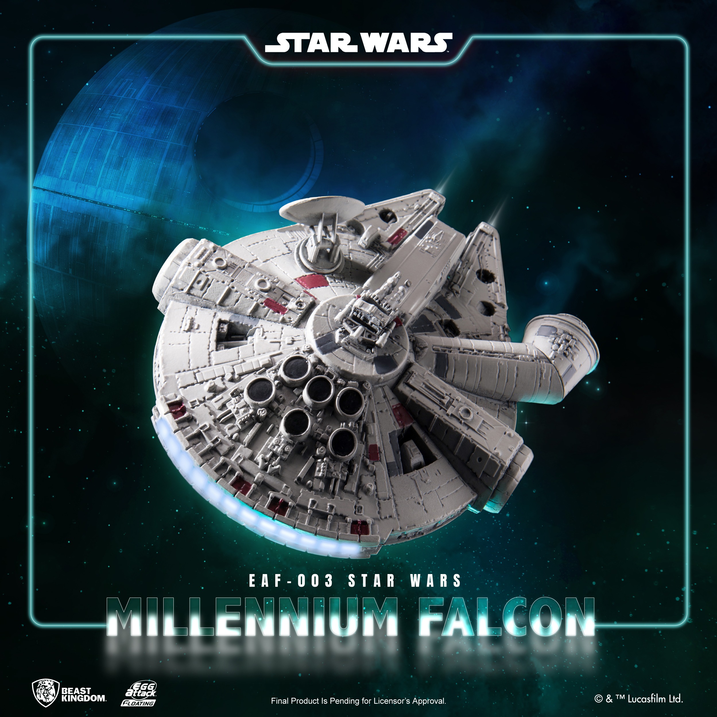 【野獸國】EAF-003 星際大戰 千年鷹號 磁浮版 | LINE 禮物
