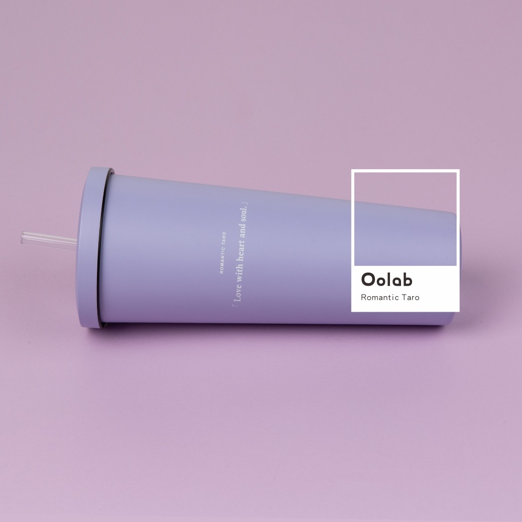 【Oolab良杯製所】850ml 莫蘭迪系列 二代不鏽鋼吸管杯 - 浪漫香芋 | LINE 禮物