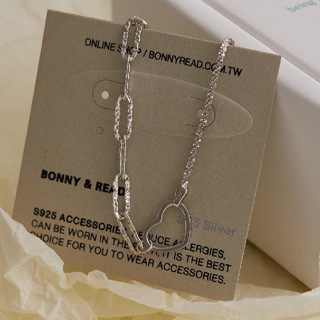 【BONNY&READ飾品】 純銀 愛心 手鍊 愛的匿名者手鍊 | LINE 禮物