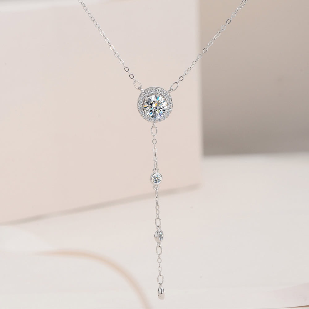 【赫本珠寶】畢業快樂🌷莫桑鑽項鏈-點點星辰Y字流蘇(S925-1克拉)〡送禮必備(祝福、生日、情人節、畢業、獻禮、送禮、飾品) | LINE 禮物