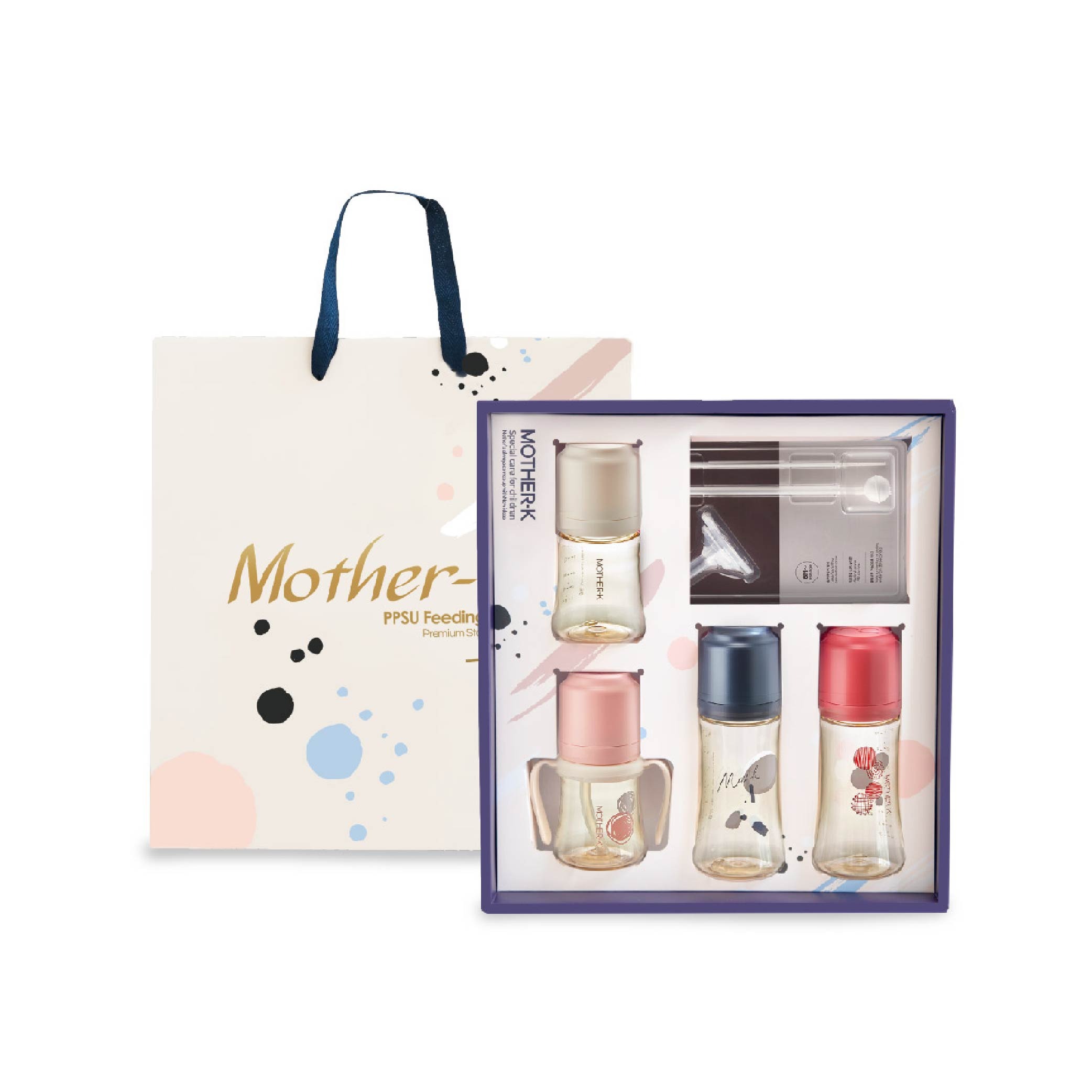 【安琪兒婦嬰百貨】韓國 MOTHER-K 頂級PPSU奶瓶禮盒 | LINE 禮物