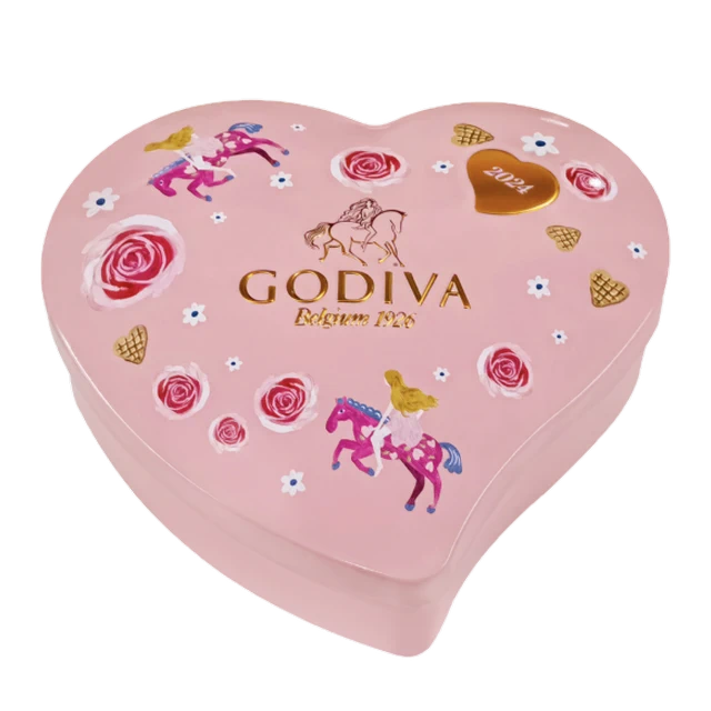 【GODIVA】戀人絮語巧克力鐵盒10顆裝 | LINE 禮物