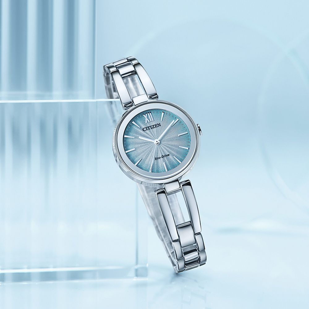 【CITIZEN 星辰】光動能簡約時尚漸層女錶-28mm EM0801-85X | LINE 禮物