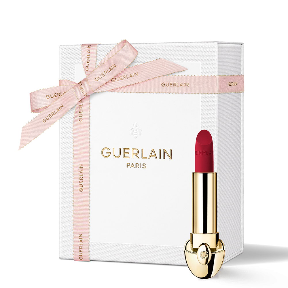 【Guerlain】嬌蘭紅寶之吻高訂絲絨唇膏 520│大勢深紅│精品口紅│七夕情人節│獻給獅子座時尚單品 | LINE 禮物