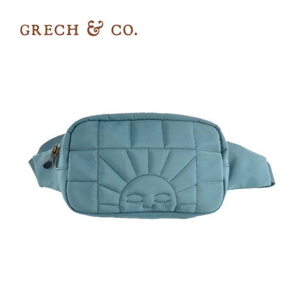 Grech&Co. 腰包 海水藍 (兒童時尚腰包/舒適輕量/永續發展 環保材質/兒童禮物) | LINE 禮物