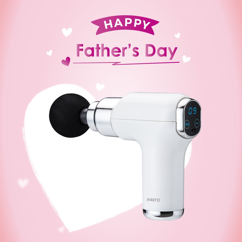 快速出貨🚚【父親節快樂 筋輕鬆 心意加倍】液晶顯示48段深層筋膜槍 AM5 RASTO(買就送手機支架) | LINE 禮物