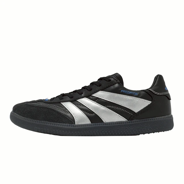 [ACS] adidas 愛迪達 足球鞋 Predator Freestyle JB 男鞋 黑 銀 室內球場 復古 拼接 JQ6777 ...