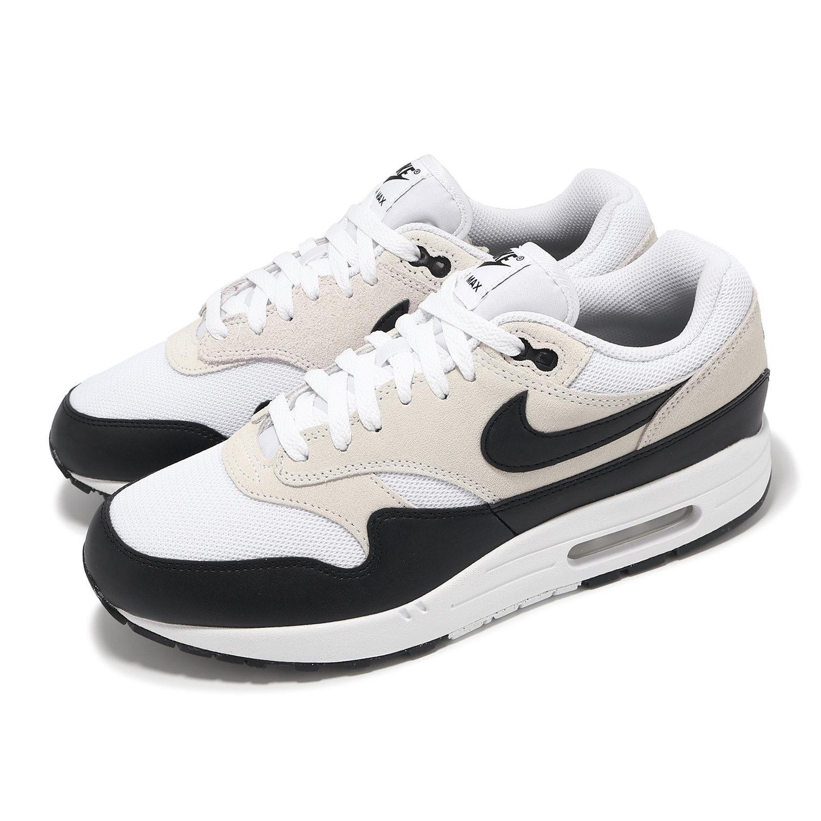 [ACS] Nike 休閒鞋 Air Max 1 ESS 男鞋 米白 黑 運動鞋 氣墊 復古 FZ5808-101 | LINE 禮物