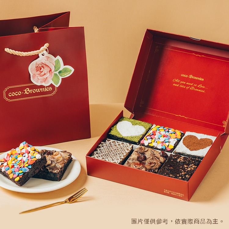 【coco.Brownies可可布朗】6入布朗尼 暖心物語 母親節限定禮盒 | LINE 禮物