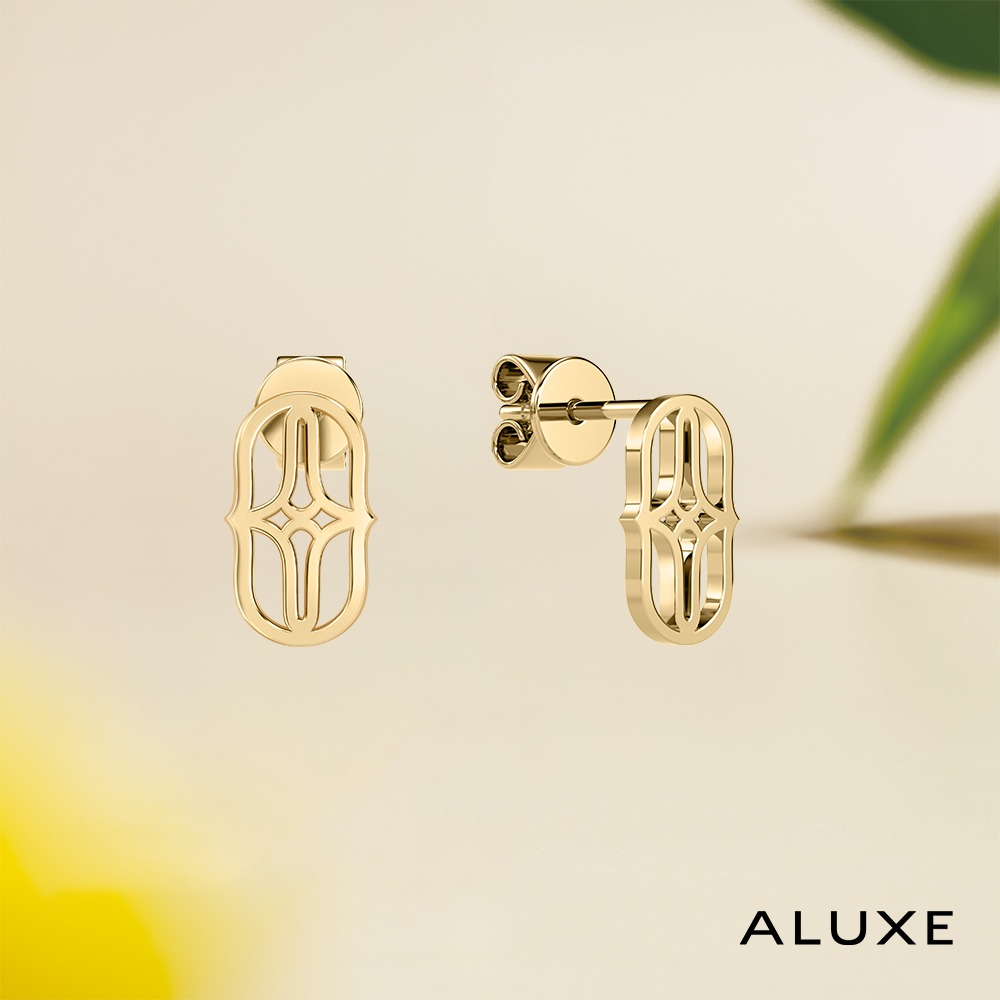 ALUXE 亞立詩 10K金 K金耳環 鬱金香時尚 愛完美系列 遇見愛 EE0207 | LINE 禮物