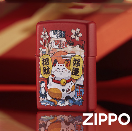 【ZIPPO】ZIPPO 233-C-000016 好運招財貓防風打火機 | LINE 禮物