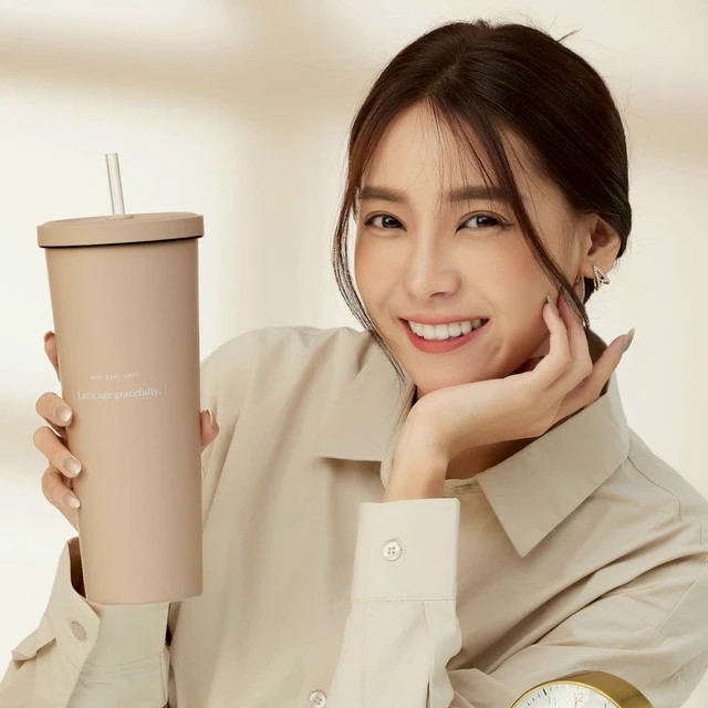 【Oolab良杯製所】850ml 莫蘭迪系列 二代不鏽鋼吸管杯 - 伯爵夫人 | LINE 禮物