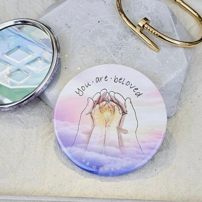 【恩典之約禮物店】在你身邊小圓鏡 You are beloved | LINE 禮物