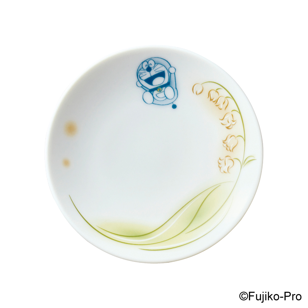 【日本Noritake x 哆啦A夢】聯名款 花卉系列 醬油碟 鈴蘭花 (10.4CM) | LINE 禮物