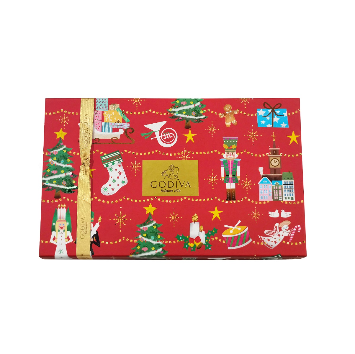【GODIVA】 聖誕片裝巧克力禮盒15片裝 | LINE 禮物