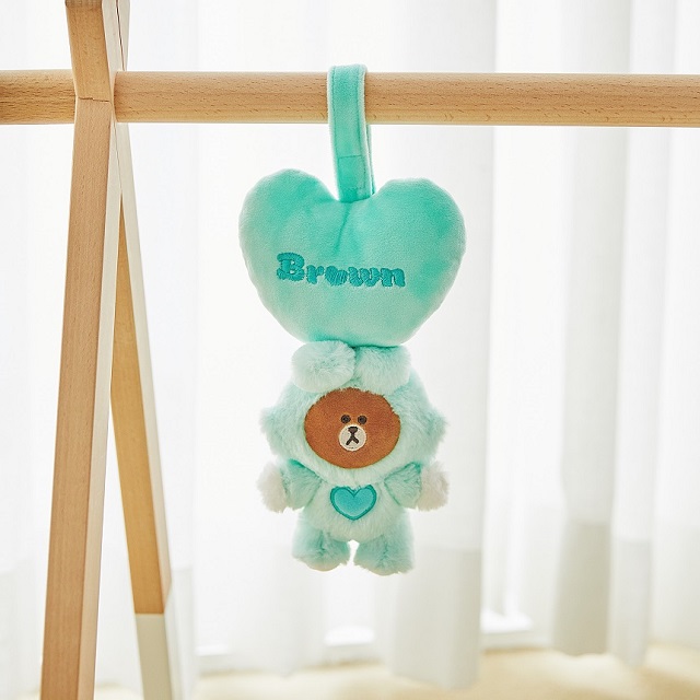 【LINE FRIENDS】RABBIT BROWN音樂拉鈴玩偶 | LINE 禮物