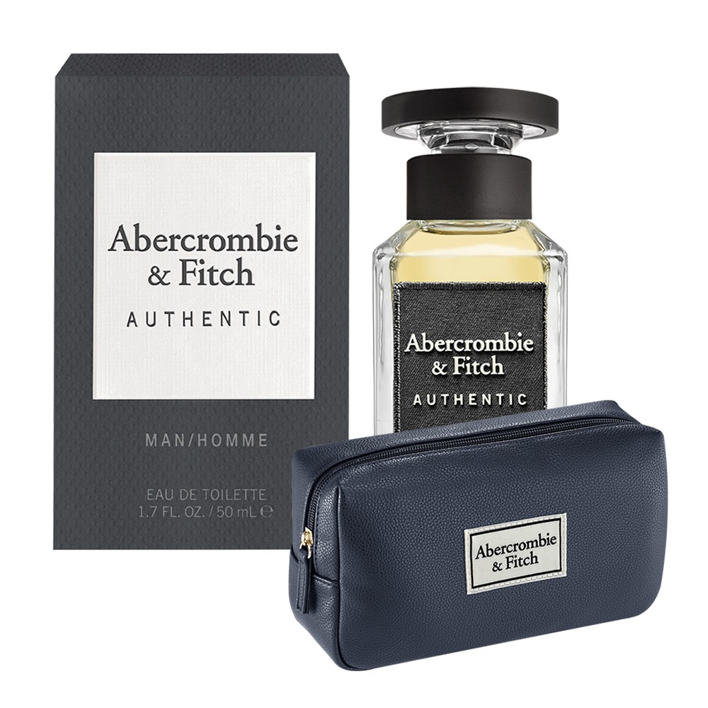 【ABERCROMBIE & FITCH】真我男性淡香水50ml(贈A&F真摯湛藍化妝包.附禮物袋) | LINE 禮物