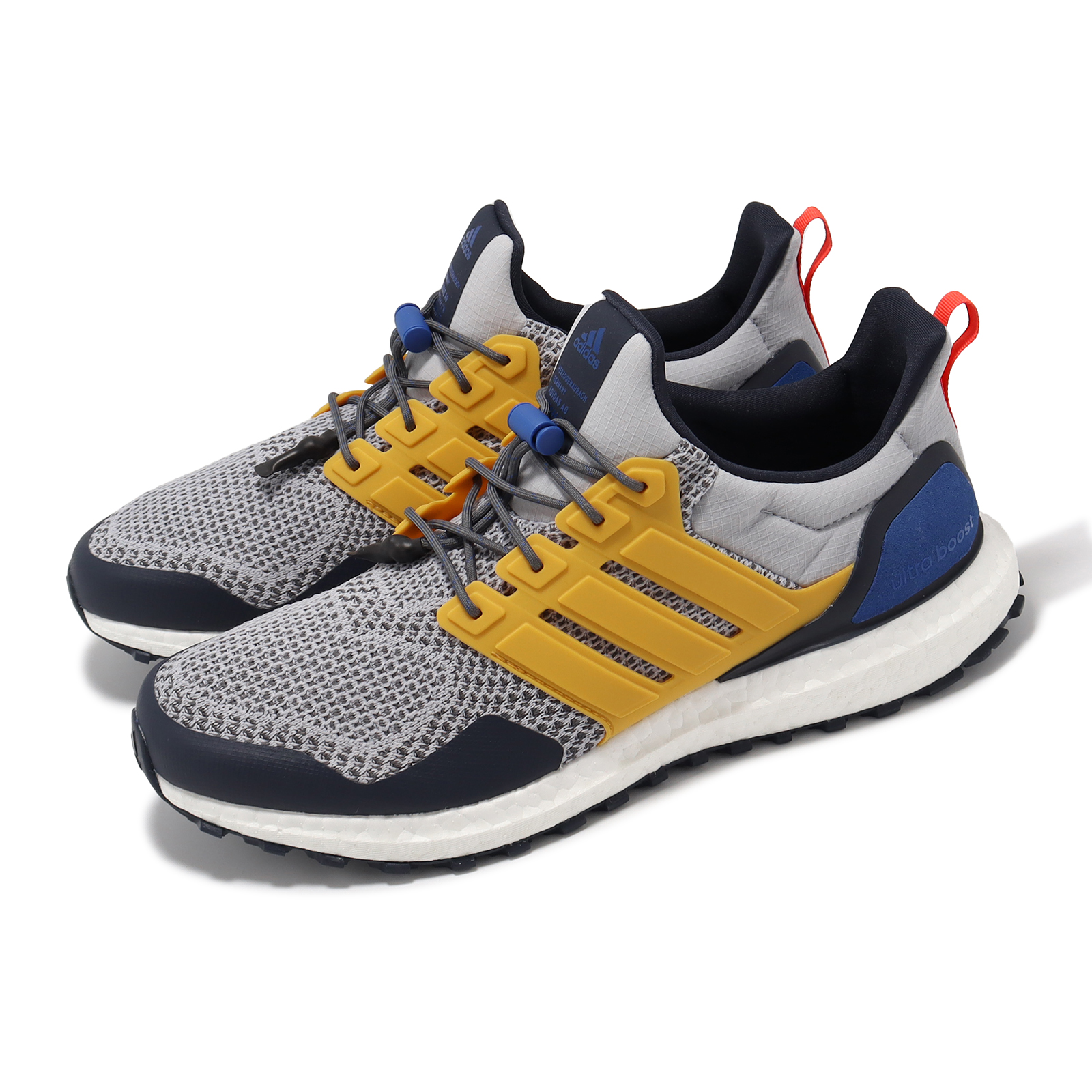 [ACS] adidas 慢跑鞋 Ultraboost 1 ATR 男鞋 灰 黃 Boost 緩衝 襪套 運動鞋 愛迪達 ID9638 ...