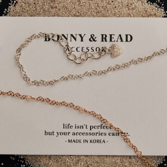 【BONNY&READ飾品】 韓國 純銀 愛心 手鍊 心之所向手鍊／2色 | LINE 禮物