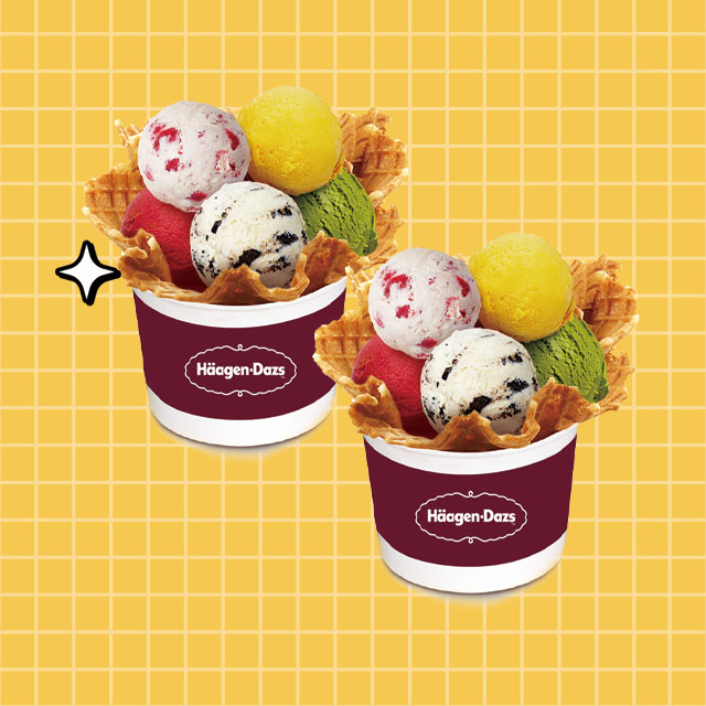 【Häagen-Dazs哈根達斯】(外帶)花之戀曲聖代+$11多一入 即享券 | LINE 禮物