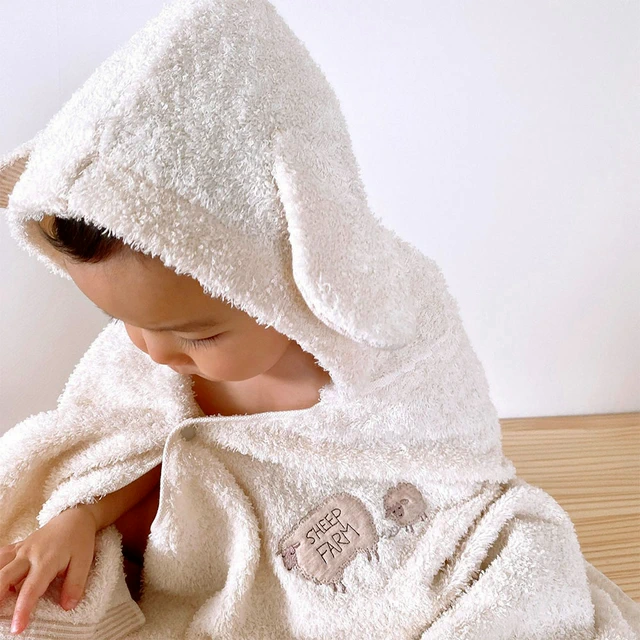 【OOYII吾憶】日本製kontex今治有機棉連帽毛巾/浴巾 Fluffy系列綿羊/大象｜新生禮、彌月禮、週歲禮、生日禮物｜【快速出貨】 | LINE 禮物