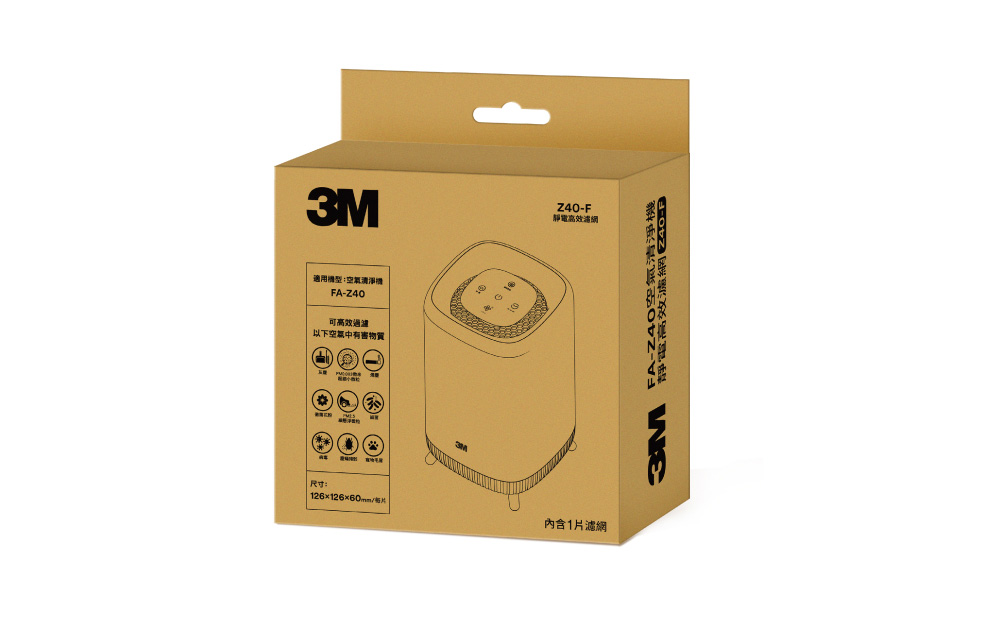 3M FA-Z40 空氣清淨機專用濾網 Z40-F | LINE購物商城
