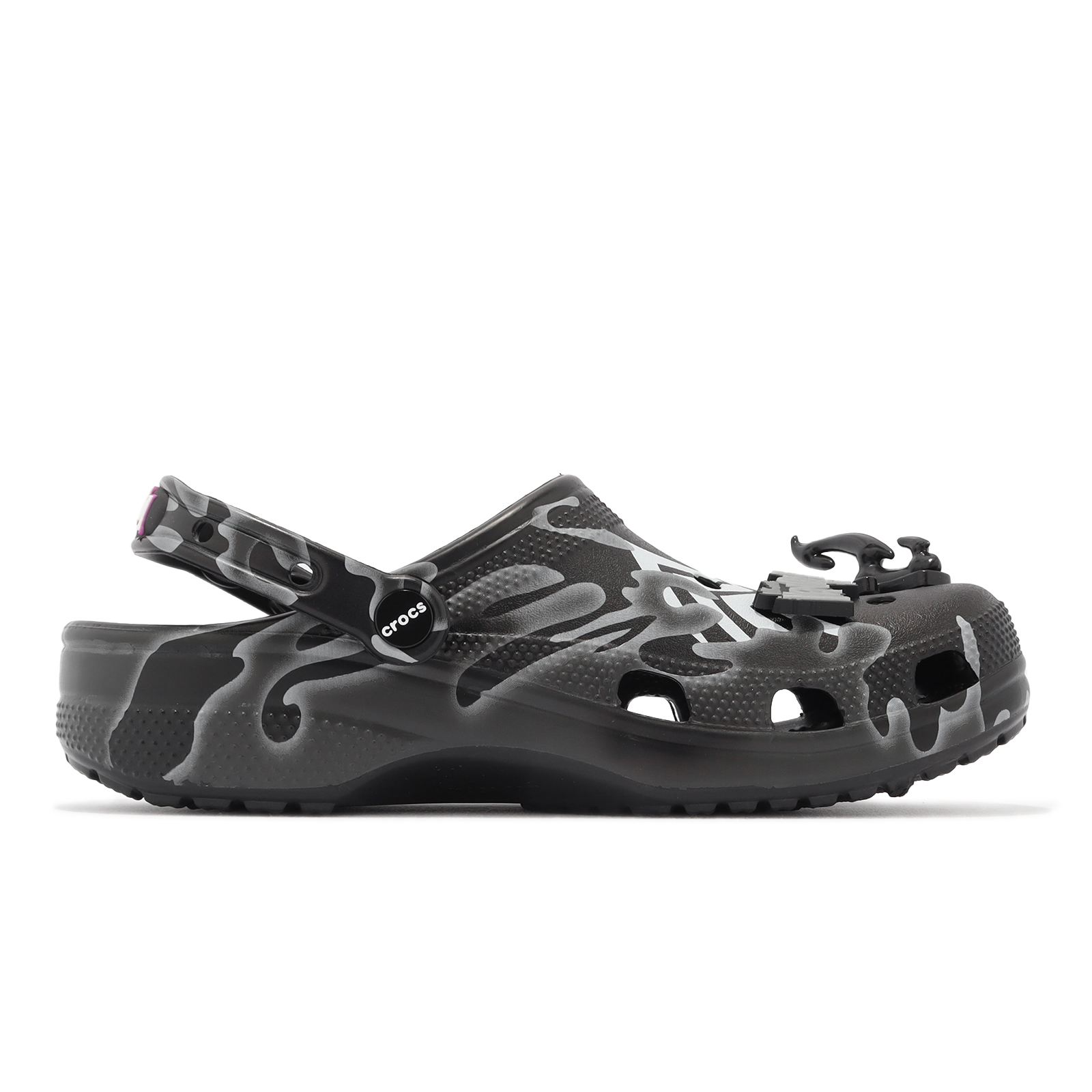 [ACS] Crocs x Venom Clog 洞洞鞋 猛毒 蜘蛛人 克駱格 黑 漫威 反光 附鞋扣 卡駱馳 聯名 男女鞋 ...