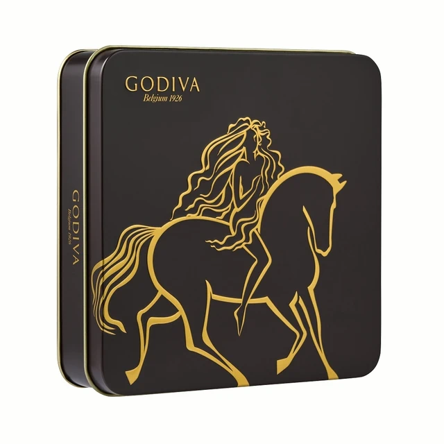 【GODIVA】G Cube 松露巧克力鐵盒10顆裝 | LINE 禮物