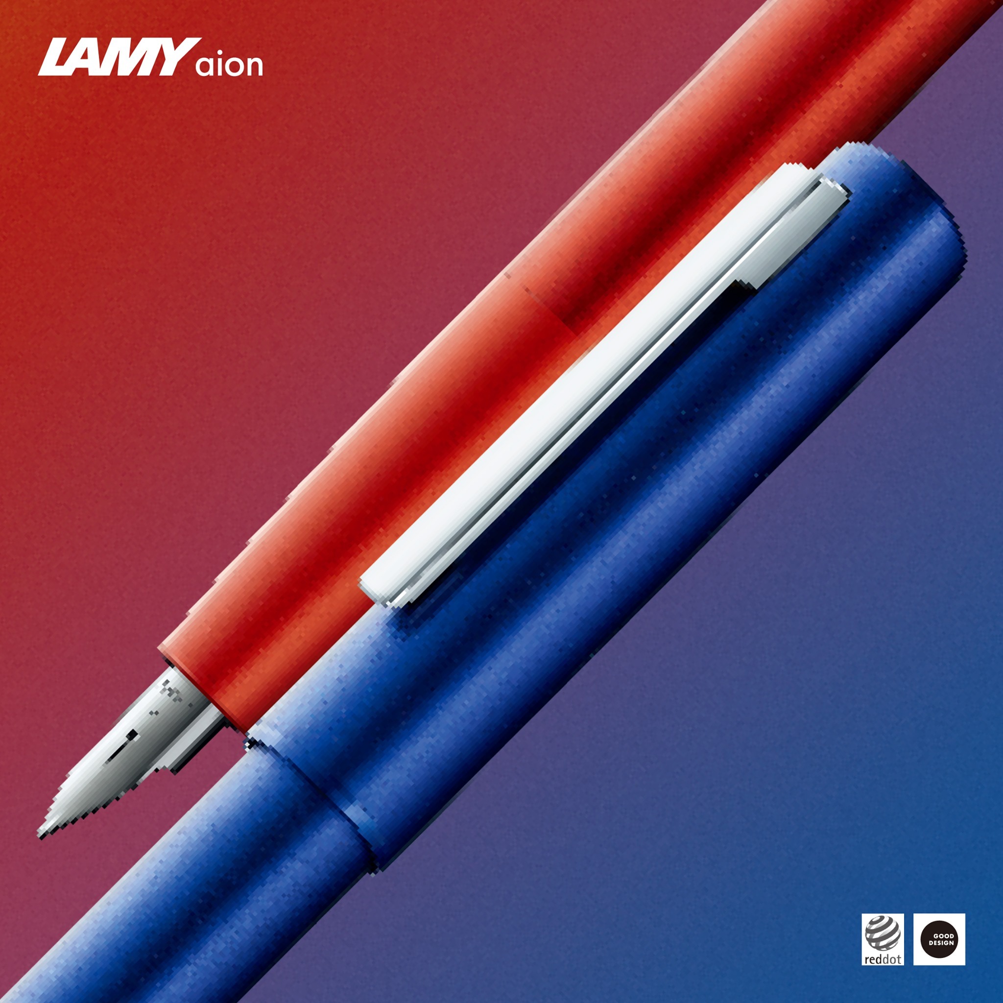 【LAMY】鋼筆 / Aion 永恆系列 -赤青藍-官方直營旗艦館 | LINE 禮物