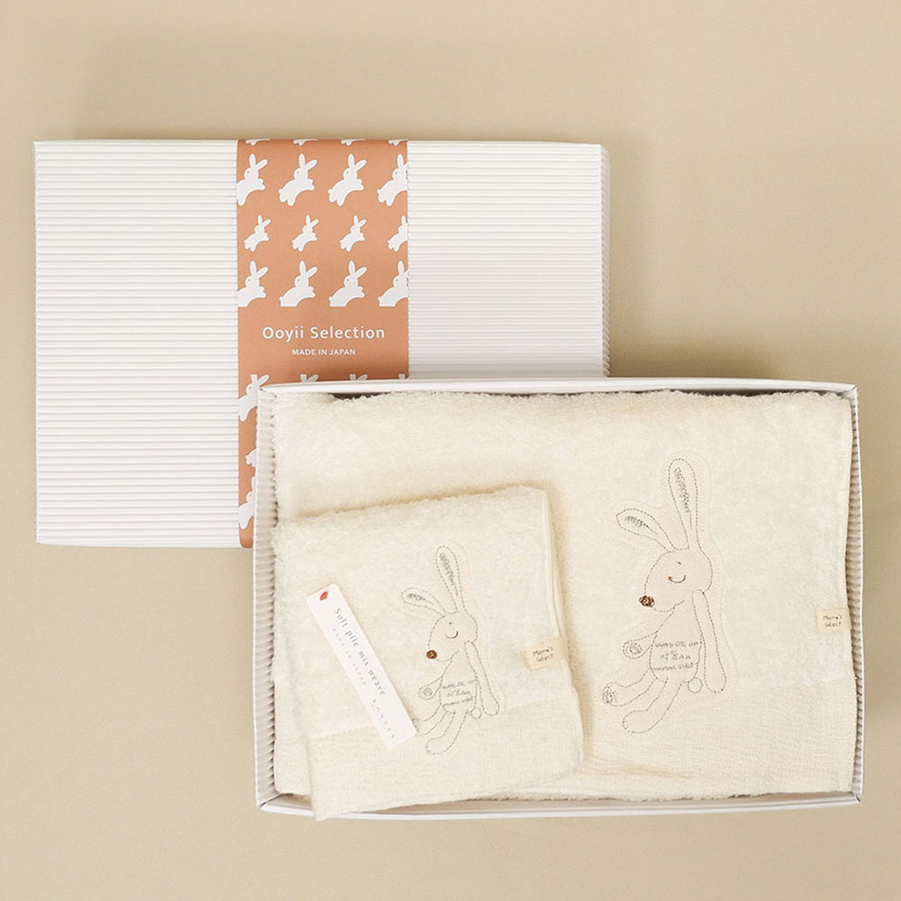 【OOYII吾憶】日本製kontex今治無撚浴巾毛巾禮盒-兔子款(共三色)｜新生禮、彌月禮、週歲禮、生日禮物、懷孕禮｜ | LINE 禮物