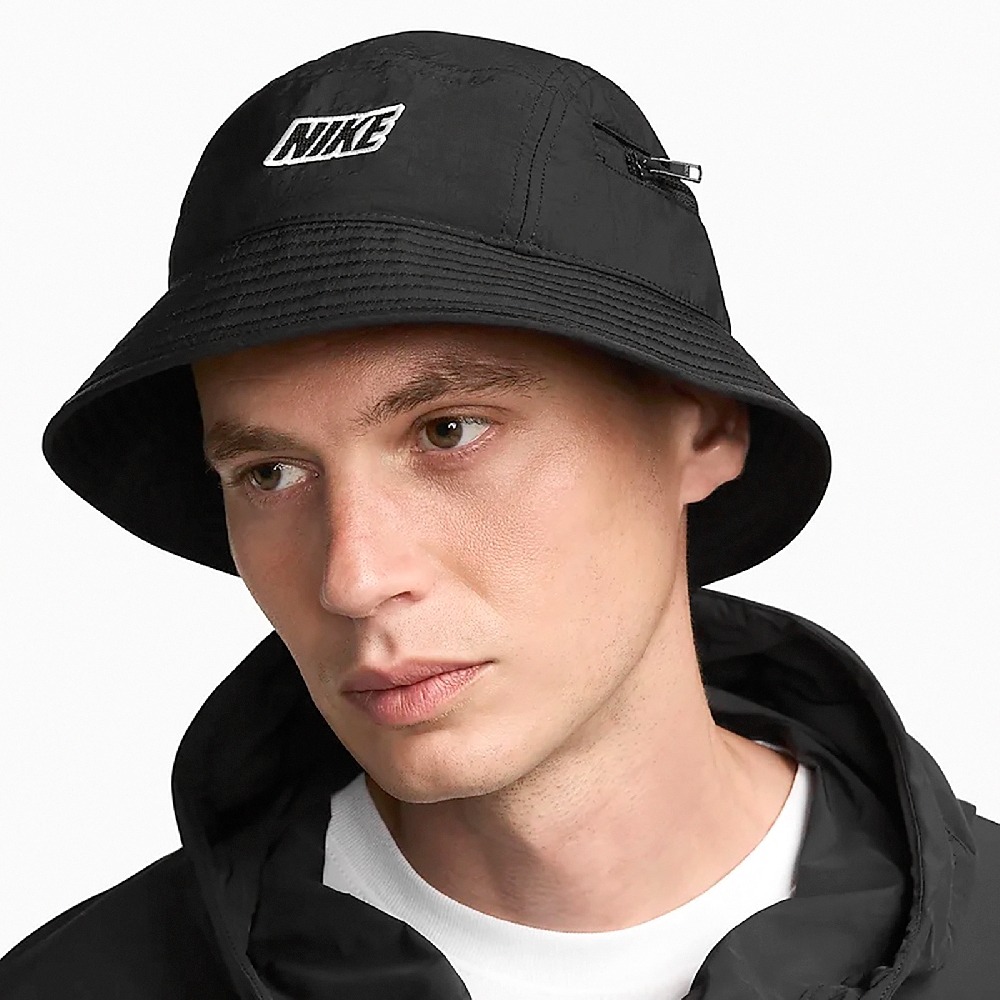 [ACS] Nike 漁夫帽 Apex Bucket Hat 黑 白 尼龍 抗撕裂 防潑水 戶外 運動 帽子 FQ3277010 | LINE 禮物