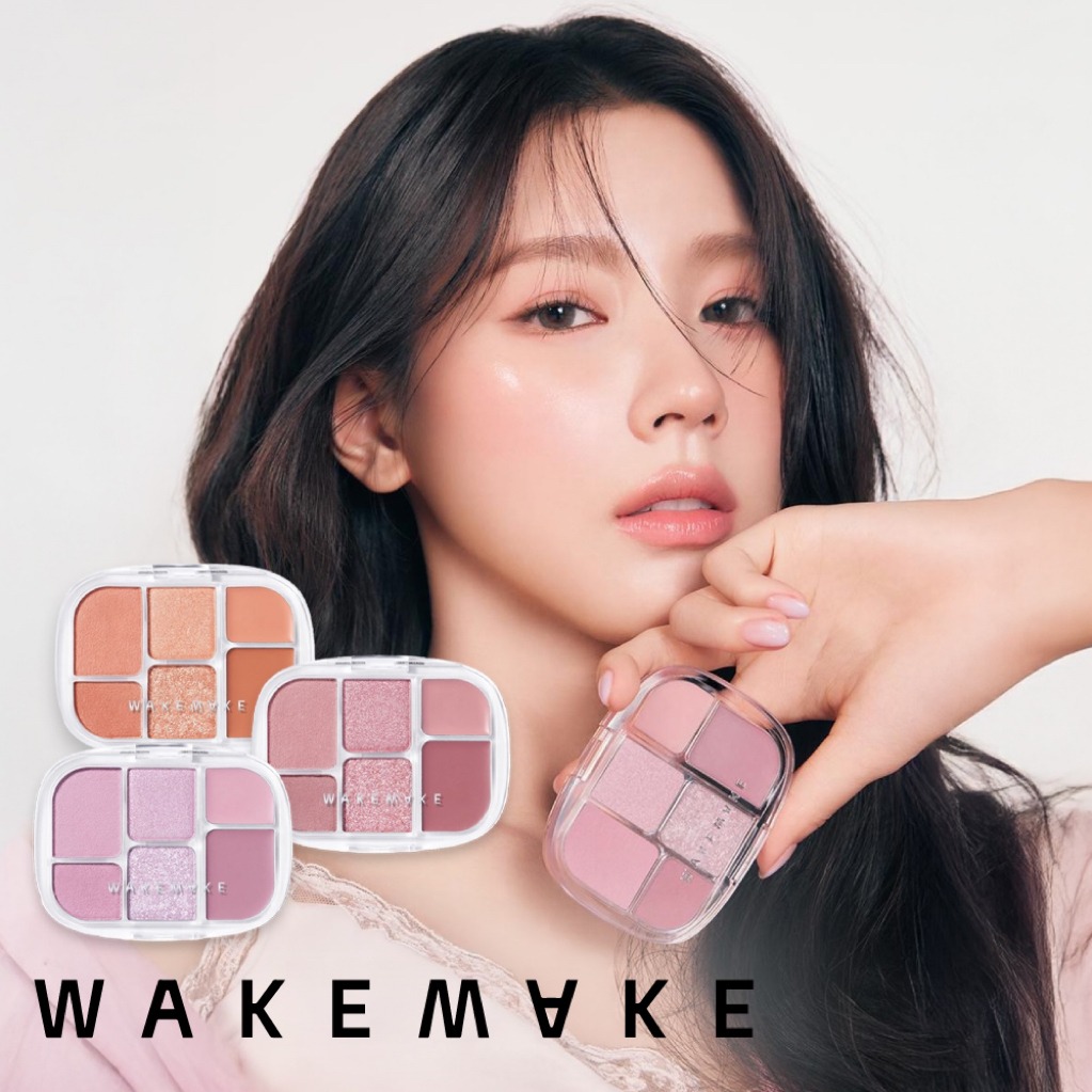 【WAKEMAKE】柔和透明 6 色多功能眼影盤 | LINE 禮物