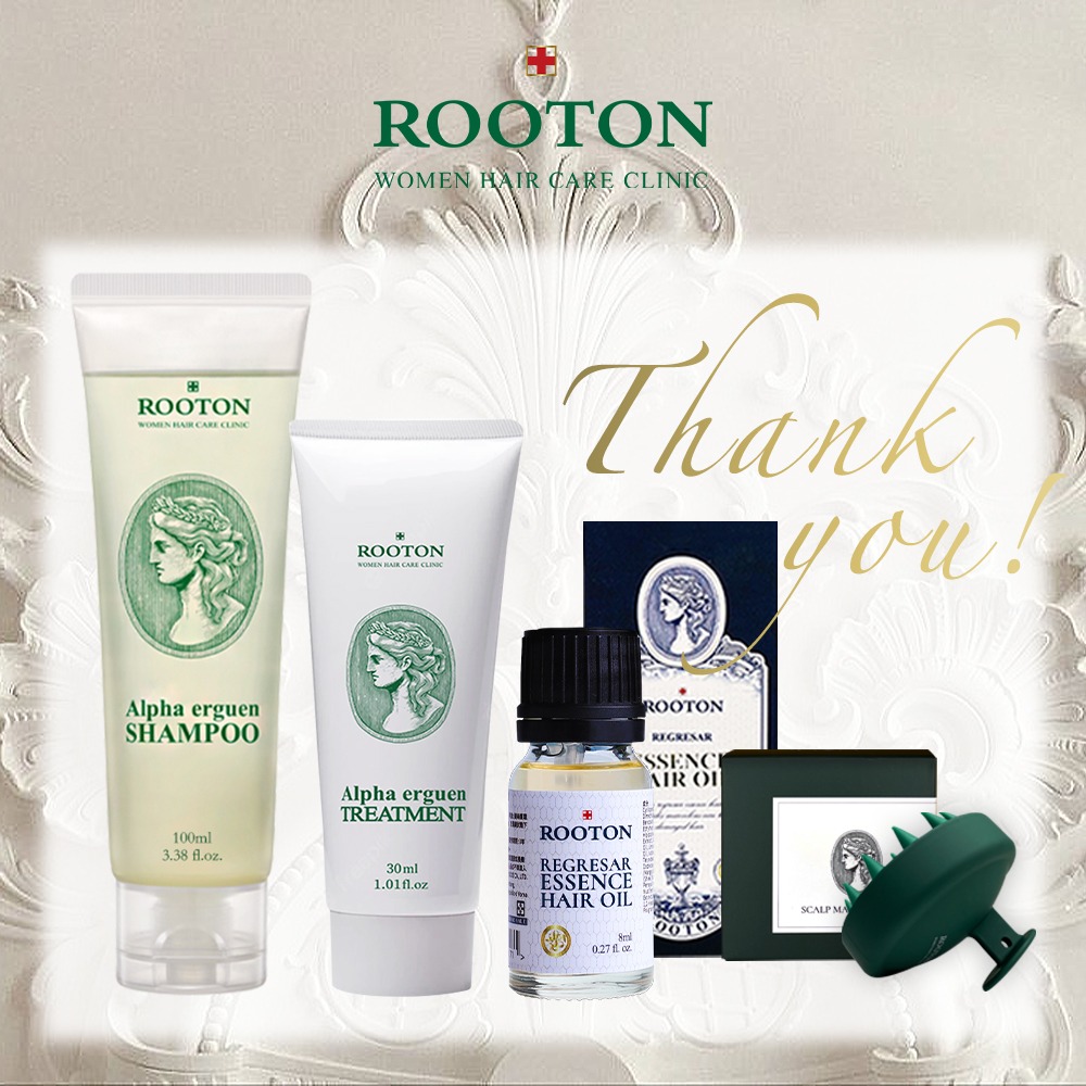 [活動限定優惠賣場]【ROOTON】感謝有你！頭皮按摩梳+甦活植萃洗髮精70ml+甦活植萃護髮素30ml+喚活極萃雙效修護髮油8ml (LINE禮物獨家心意禮物) | LINE 禮物