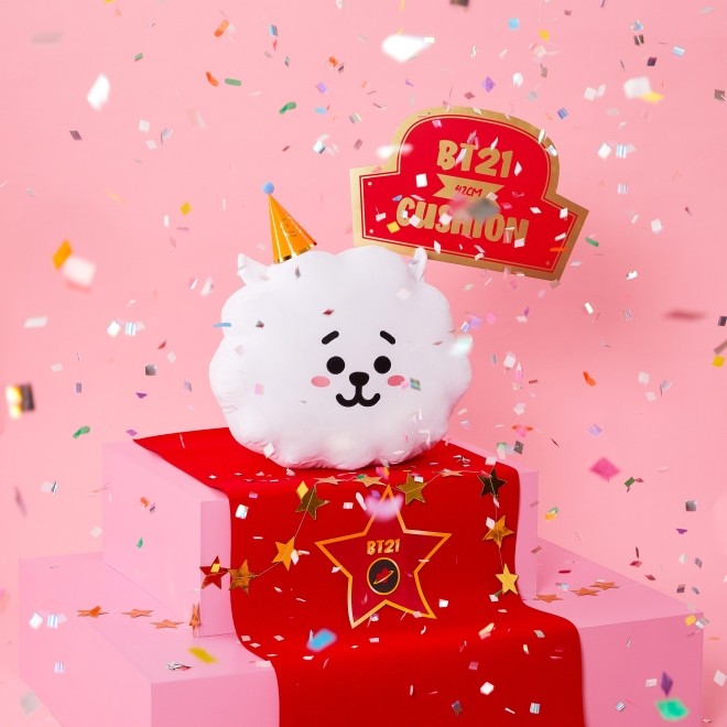 【LINE FRIENDS】BT21_RJ 42公分造型抱枕 | LINE 禮物
