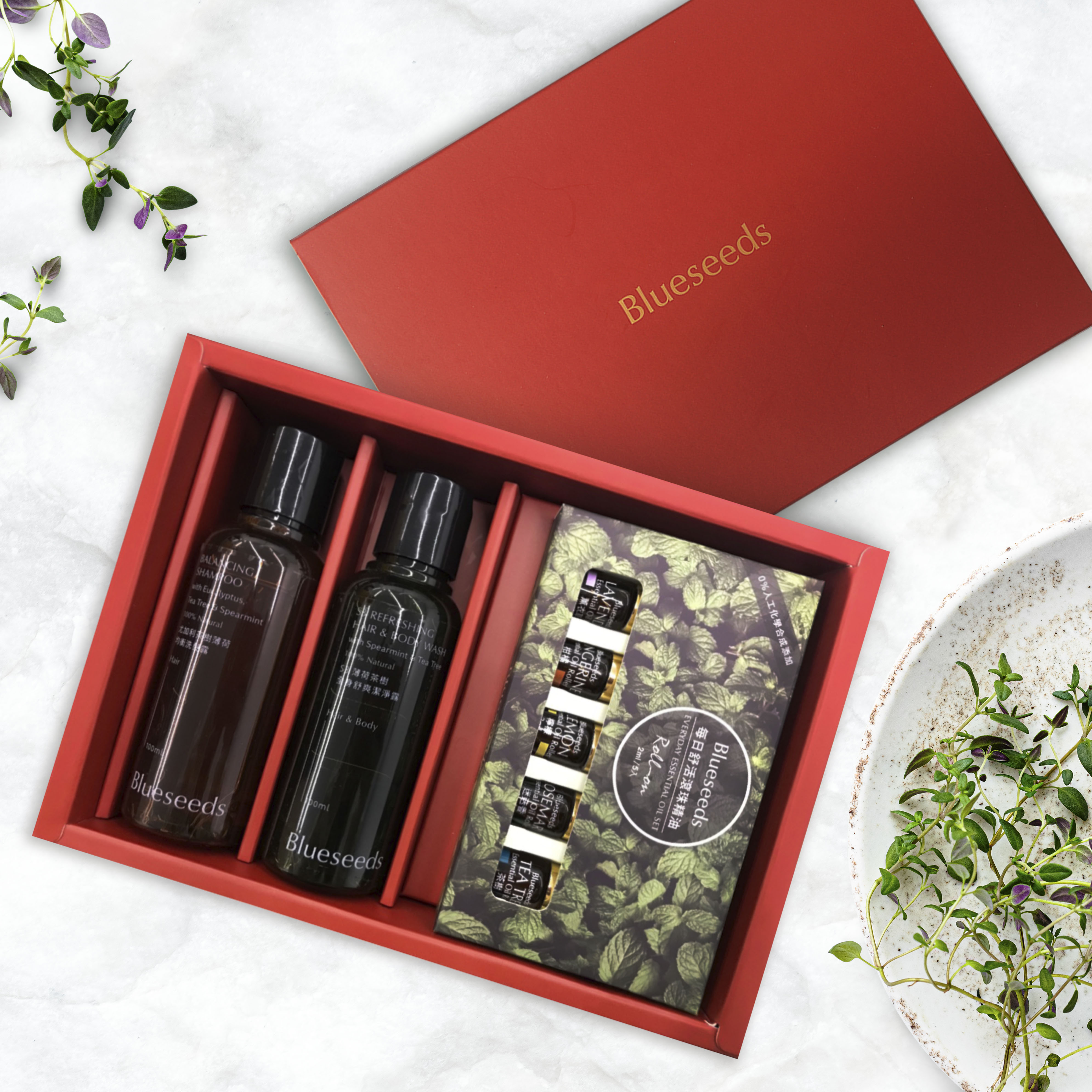 【Blueseeds芙彤園】每日舒活精油香氛洗沐禮盒 | LINE 禮物